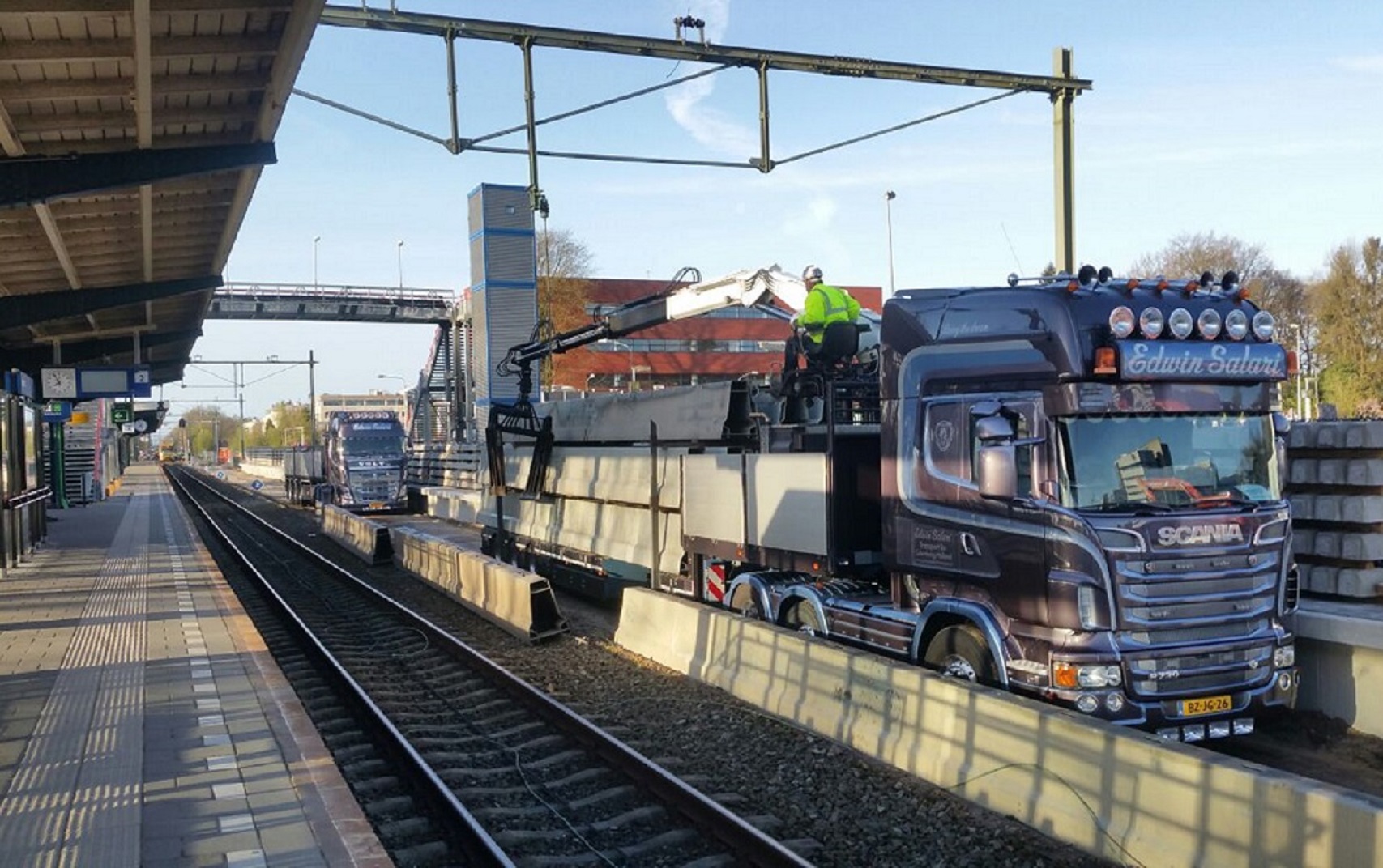 Vervoer spoorwegmaterialen | Edwin Salari Transport BV