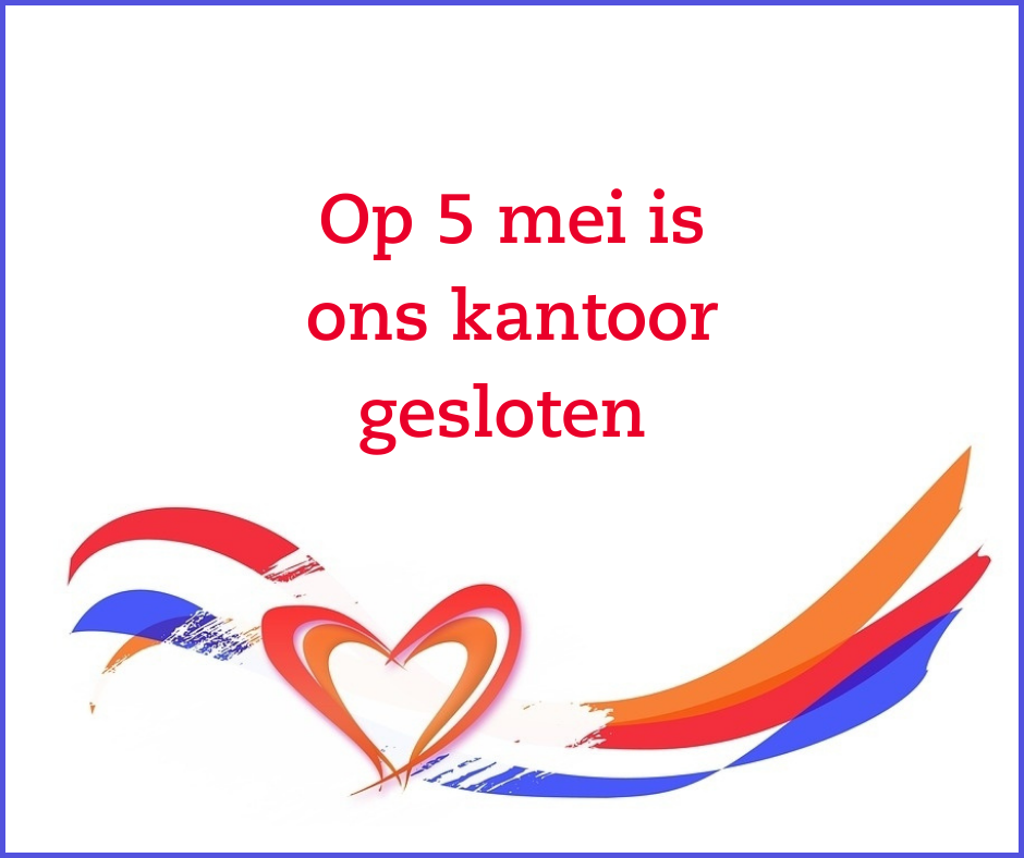 Ons kantoor is gesloten op Bevrijdingsdag | Stichting Enschedese Speeltuinen